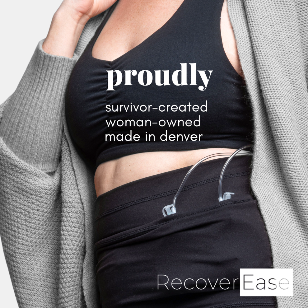 RecoverEase Post-Surgical Recovery Garment - Soft Comfort Top for Rest